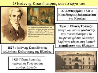Ιστορική Γραμμή Μεγάλης Επανάστασης 1821 - 1830 (http://blogs.sch.gr ...