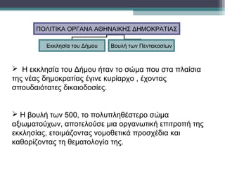 ΑΘΗΝΑΪΚΗ ΔΗΜΟΚΡΑΤΙΑ | PPT