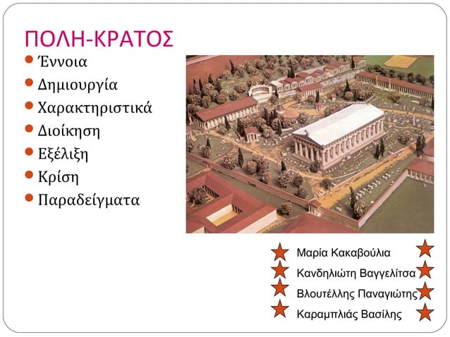 ΠΟΛΗ ΚΡΑΤΟΣ | PPT