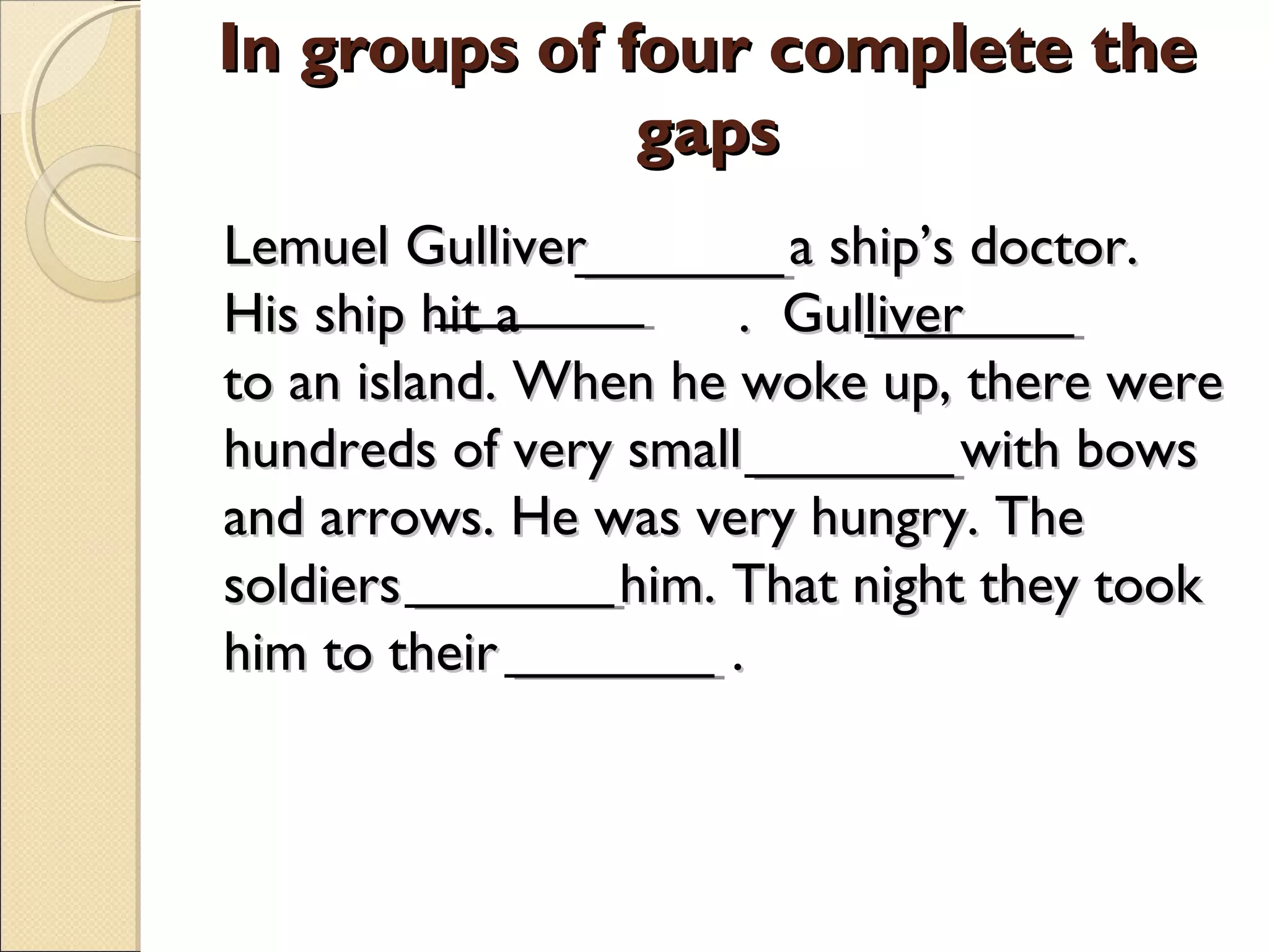 Gulliver's Travels | PPT
