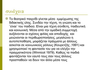 θεατρικο παιγνιδι | PPT