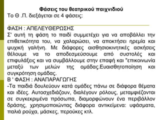 θεατρικο παιγνιδι | PPT