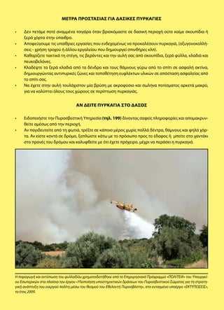 Πυροσβεστική Υπηρεσία: Πρόληψη - αντιμετώπιση Πυρκαγιών | PDF