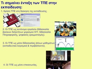 Mοντέλα ένταξης των ΤΠΕ στην εκπαίδευση - εκπαιδευτική πολιτική | PPT ...