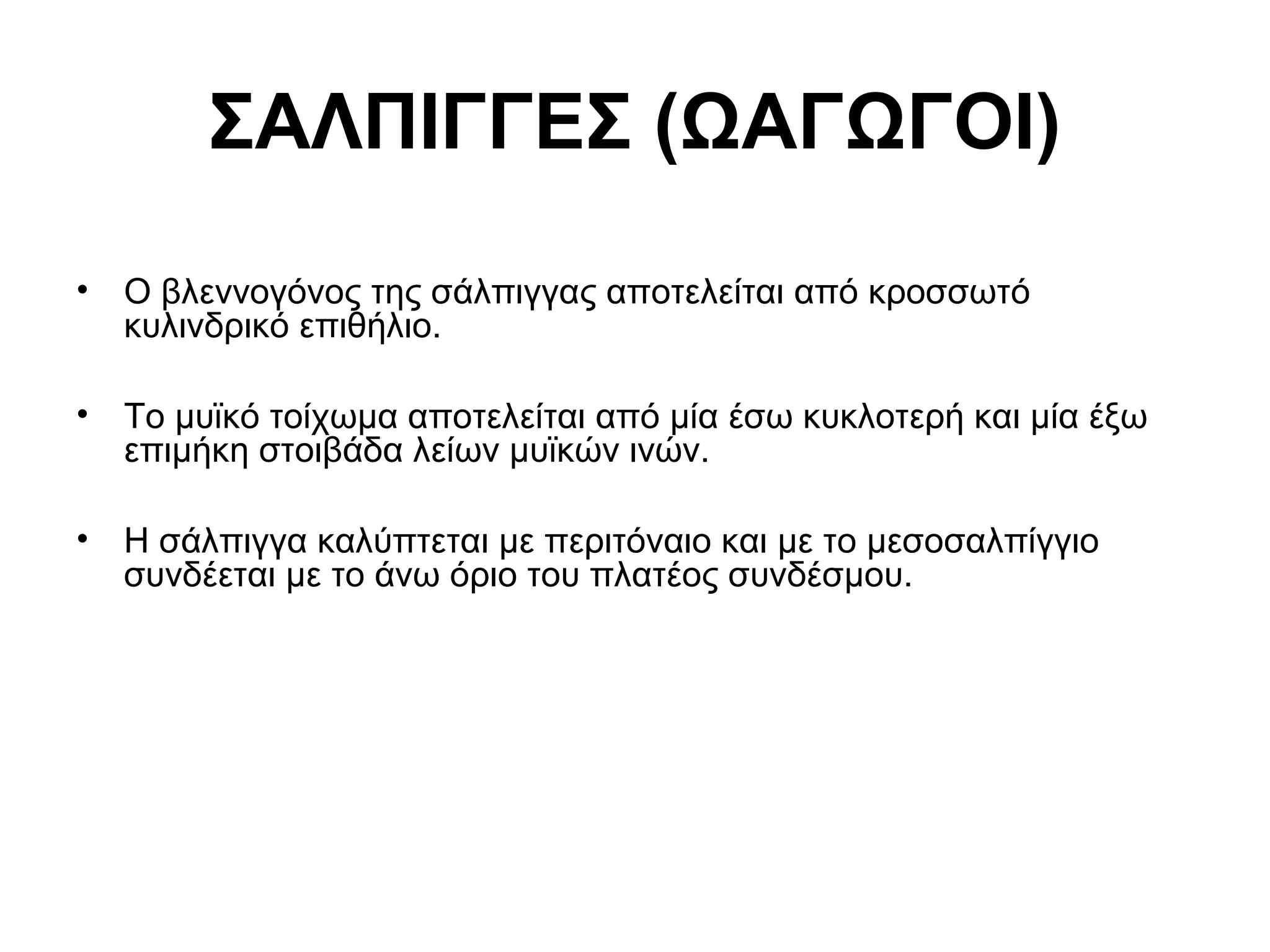 Ανατομία Γυναικείου Γεννητικού Συστήματος | PPT