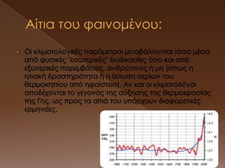υπερθερμανση του πλανητη | PPT
