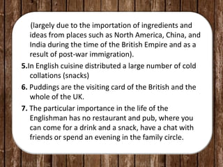 English cuisine | PPTX