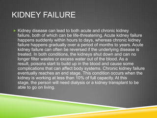 Buffer Systems in the body. (basically, kidneys!) | PPTX