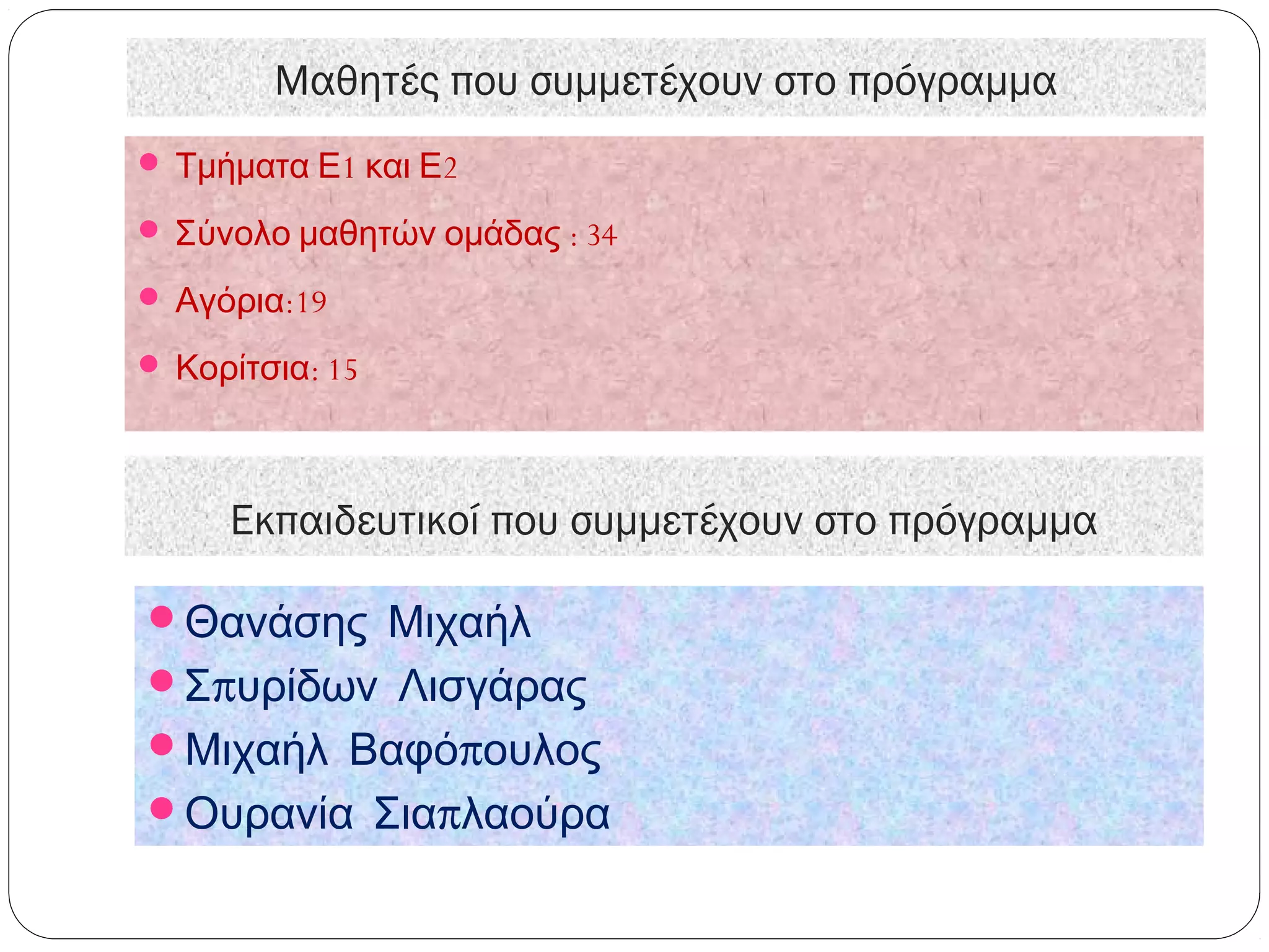 Η κ. Λότη Πέτροβιτς - Ανδρουτσοπούλου στο σχολείο μας | PPT
