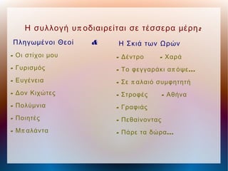 Η ποίηση του Κώστα Καρυωτάκη | PPT