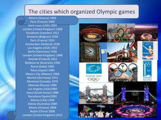 OLYMPIC GAMES | PPT