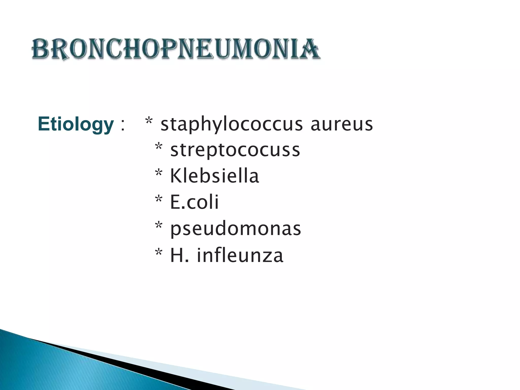 bronchopneumonia . moldova USMF | PPTX