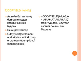 Excel formulas | PPT