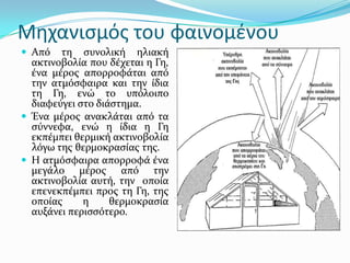 το φαινόμενο του θερμοκηπίου | PPT