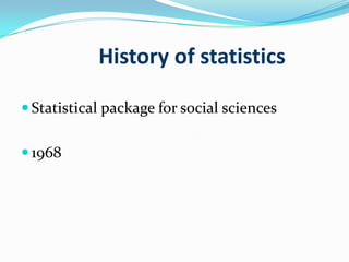 Statistical package for social science | PPTX