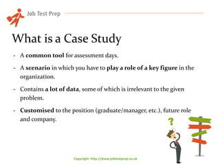 Assessment Centre Case Study - An Introduction by JobTestPrep | PDF