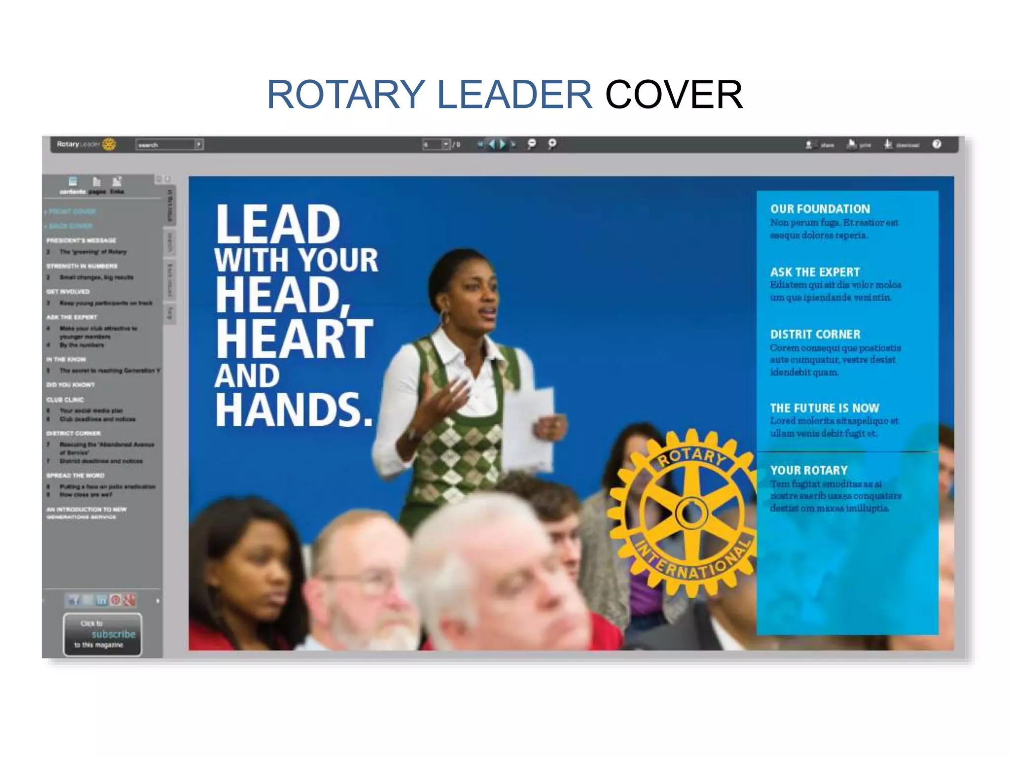 The NEW LOGO of Rotary | PPTX