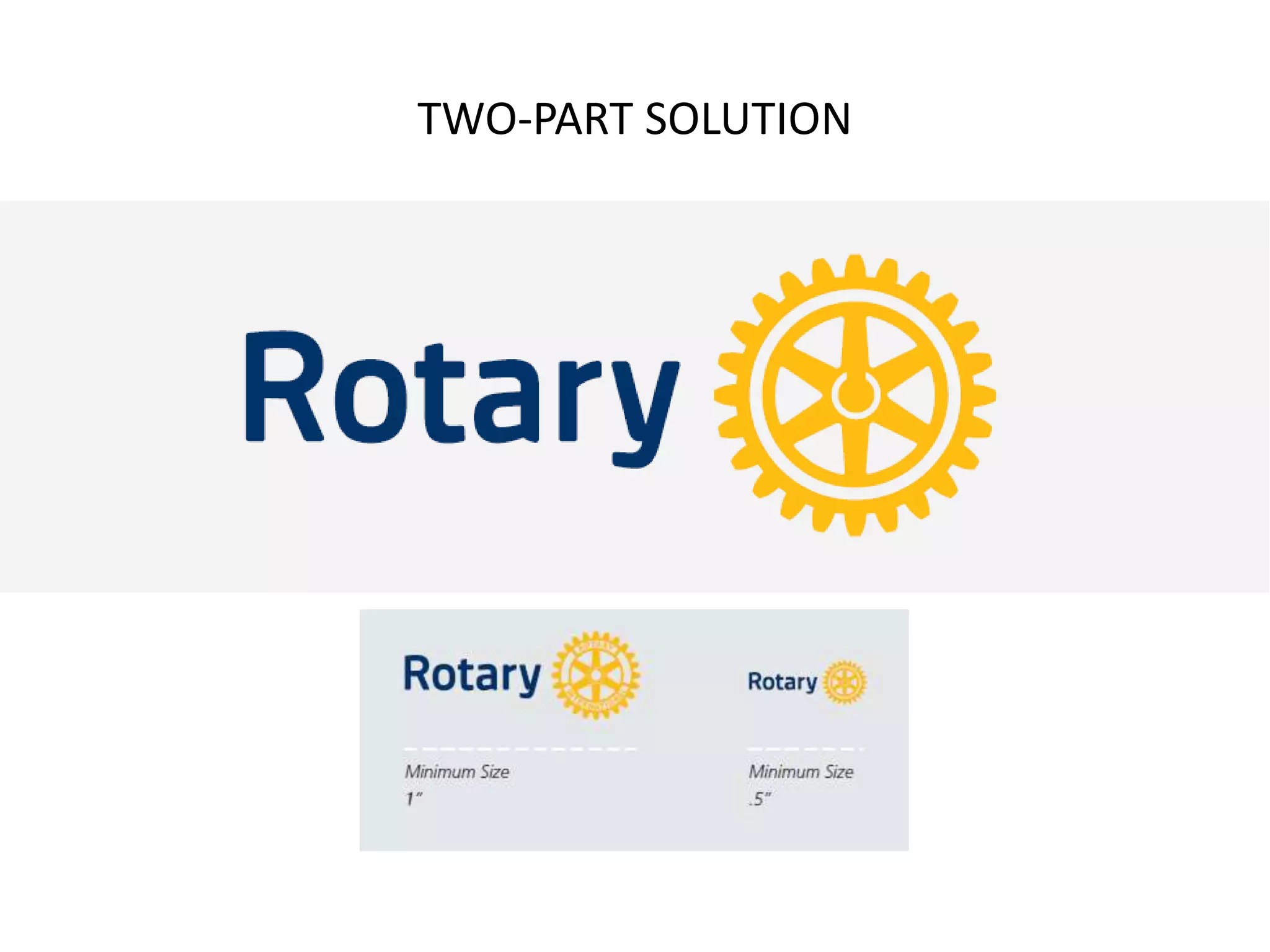 The NEW LOGO of Rotary | PPTX