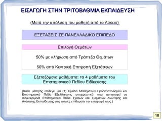 Για το Νέο Γενικό Λύκειο | PPT
