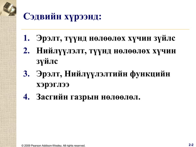 зах зээлийн тэнцвэр Ppt