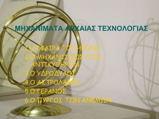 ΣΦΑΙΡΑ ΤΟΥ ΗΡΩΝΑ | PPT