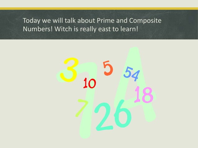 Prime and Composite Numbers | PPT