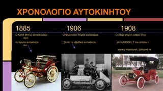 ιστορια του αυτοκινητου | PPT