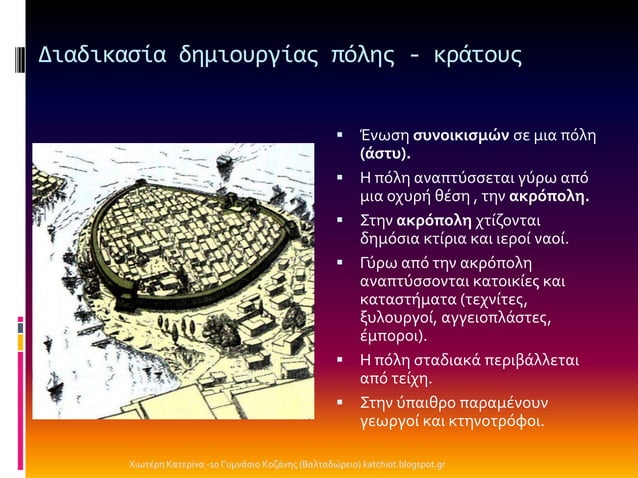 η πολη κρατοσ και η εξελιξη του πολιτευματοσ | PPTX