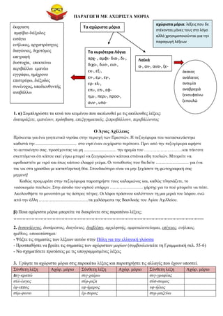 παραγωγη με αχωριστα μορια | DOCX