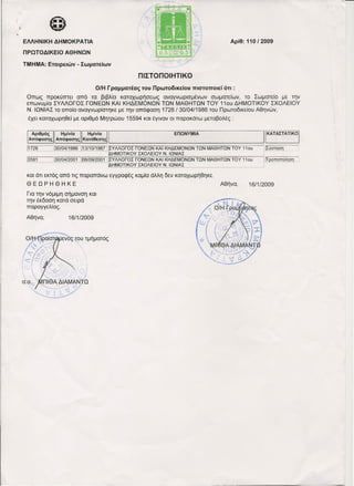 ΚΑΤΑΣΤΑΤΙΚΟ ΣΥΛΛΟΓΟΥ του11ου ΔΗΜ. ΣΧΟΛΕΙΟΥ Ν.ΙΩΝΙΑΣ | PDF