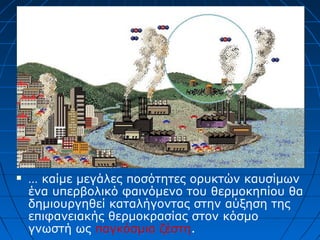 Tο φαινόμενο του θερμοκηπίου | PPT