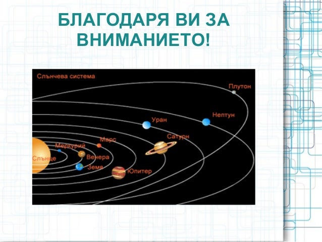презентация на слънчевата система