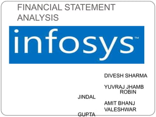 INFOSYS FINANCIAL REPORT | PPTX