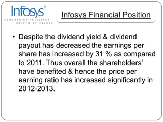 INFOSYS FINANCIAL REPORT | PPTX