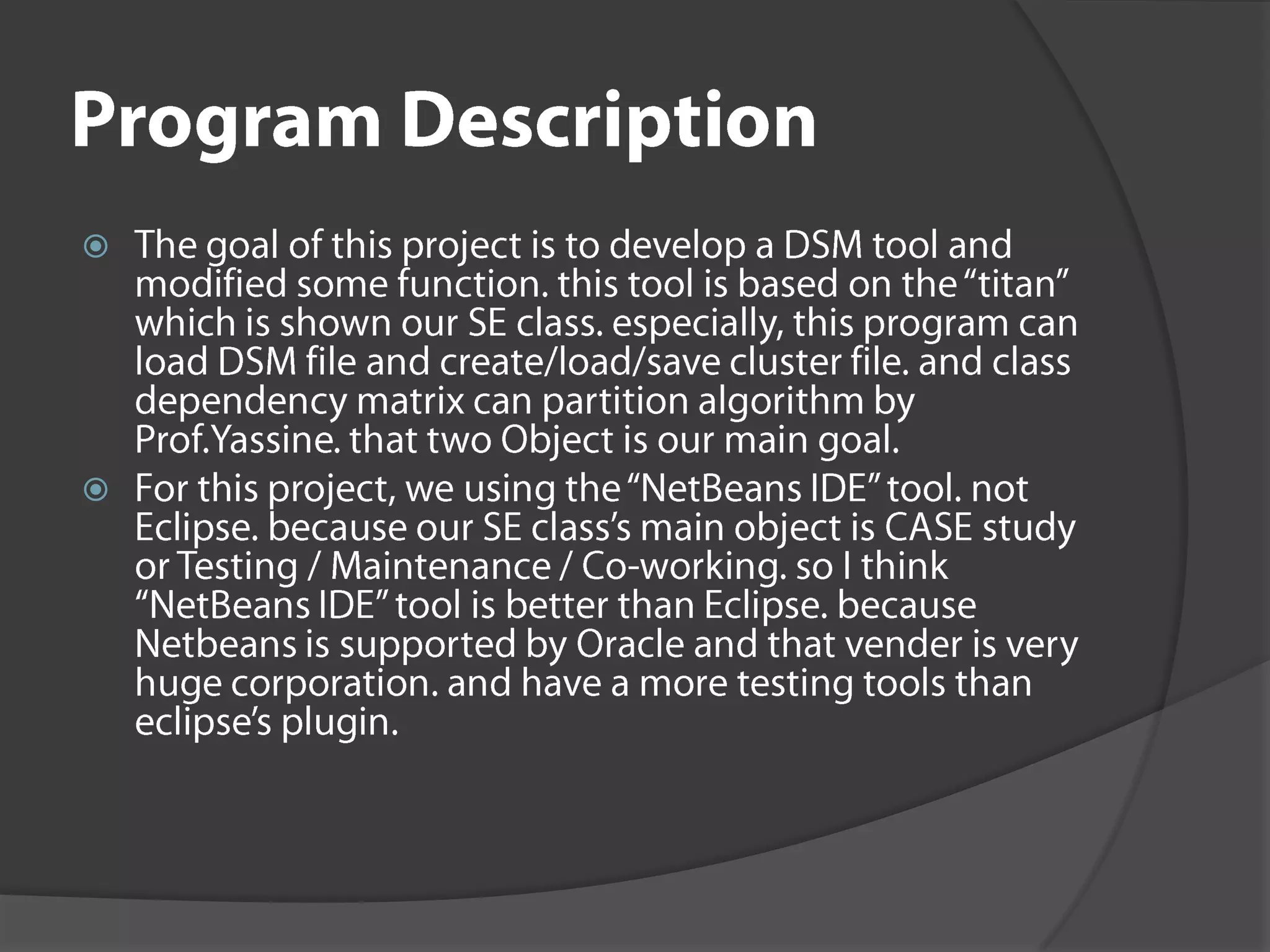 Development of Design Structure Matrix(DSM) Tool | PPT