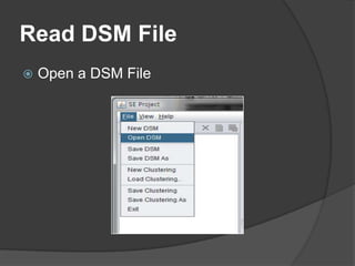 Development of Design Structure Matrix(DSM) Tool | PPT