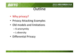 张振杰：大数据时代的隐私保护的挑战和机遇 | PDF