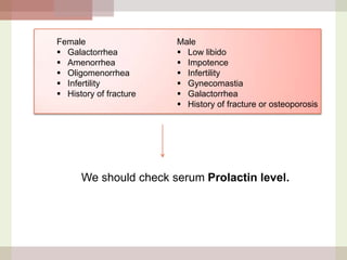 Hyperprolactinemia work up | PPTX