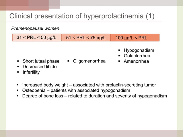 Hyperprolactinemia work up | PPTX