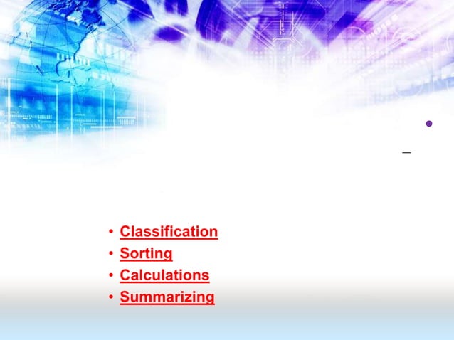 Introduction to Data Processing | PPT