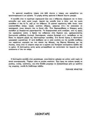 εργασιες για τα ζωα | PDF