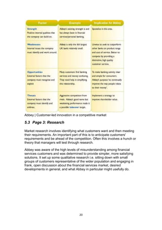 MARKETING:Case Study of Abbey Building Society | DOCX