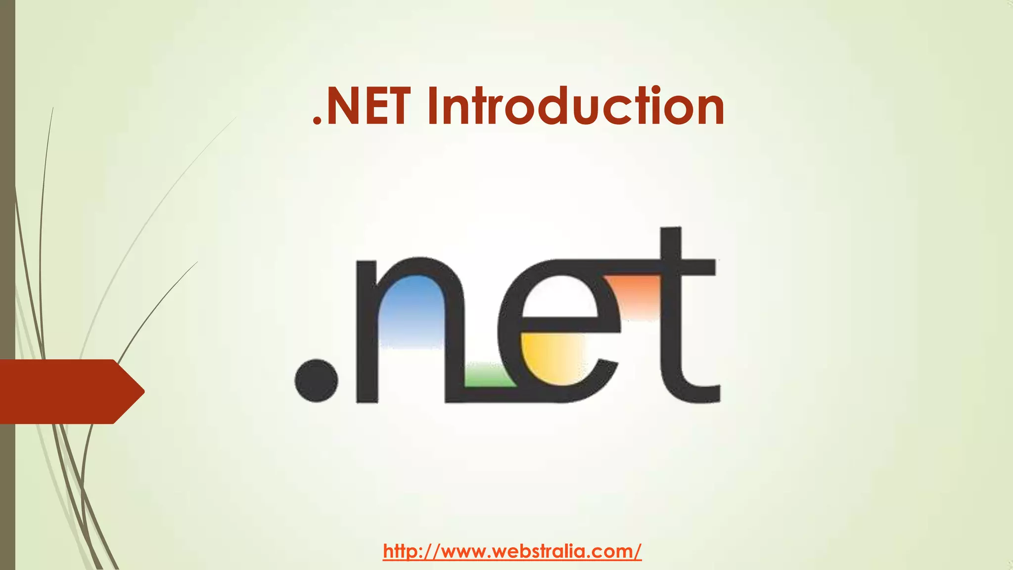 Introduction Of .NET