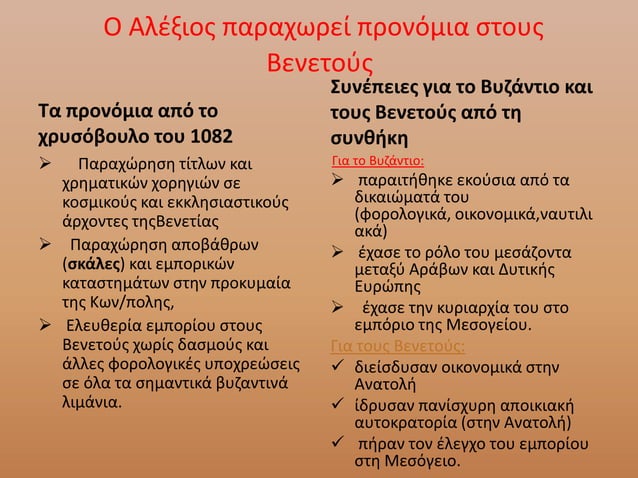 η ενετικη διεισδυση και το σχισμα των εκκλησιων | PPT