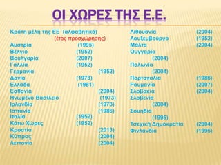 ευρωπαικη ενωση | PPT
