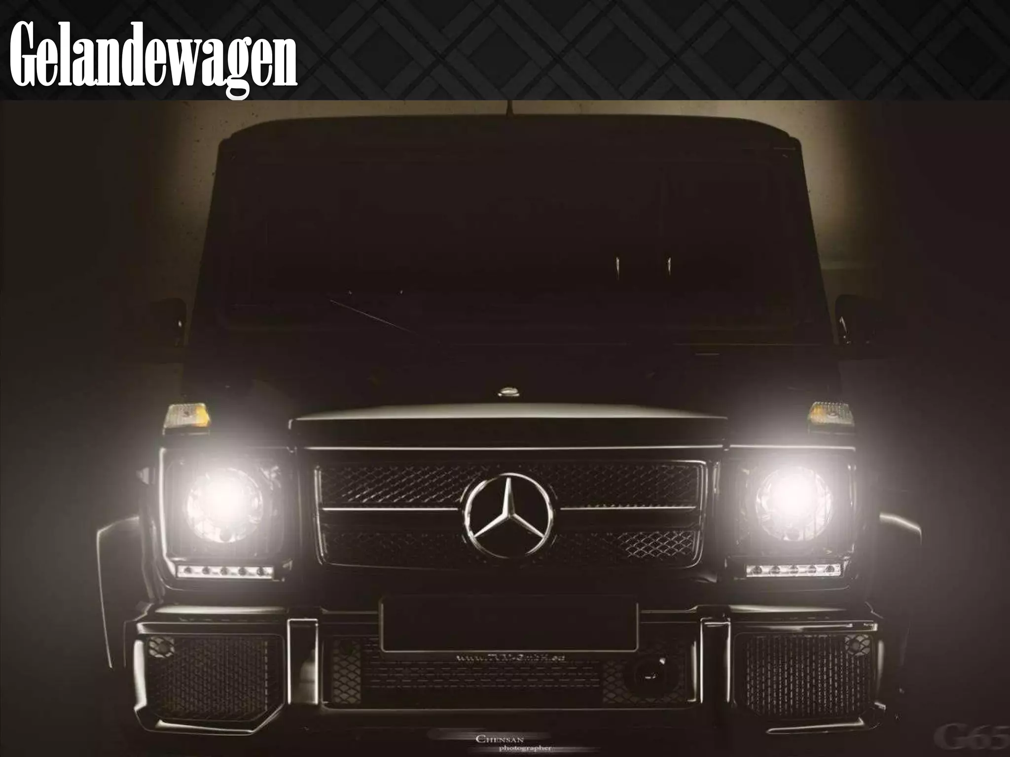 Mersedes Benz G class | PPTX