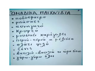 παραδοσιακα παιχνιδια | PPT