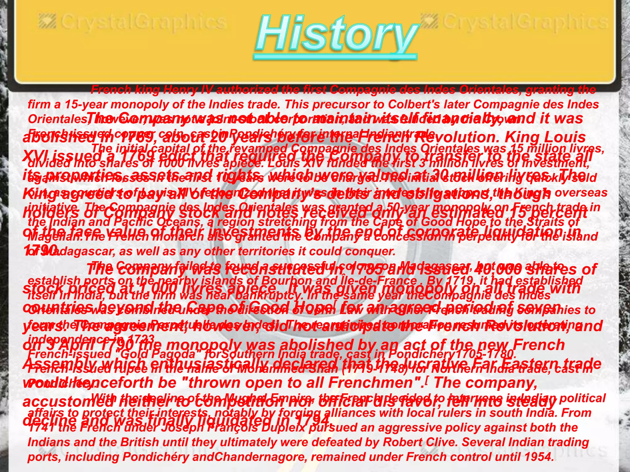 French east india company | PPTX