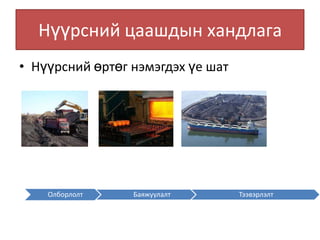 нүүрсний баяжуулалт | PPTX