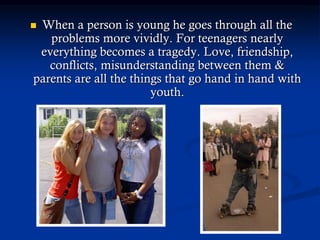 Problems youth | PPT